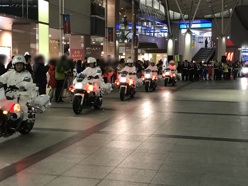 HHRC防犯例会で白バイが5台集合！ | 株式会社シーポイントラボ｜浜松のWEBシステム・RTK-GNSS開発